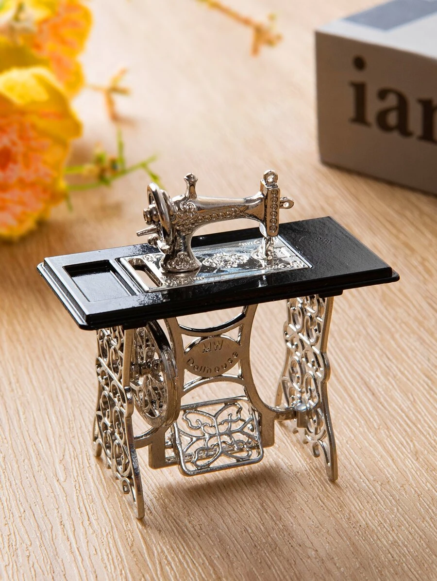 1pc Sewing Machine Art Decoration, Mini Decoration Craft For Home Decor ...