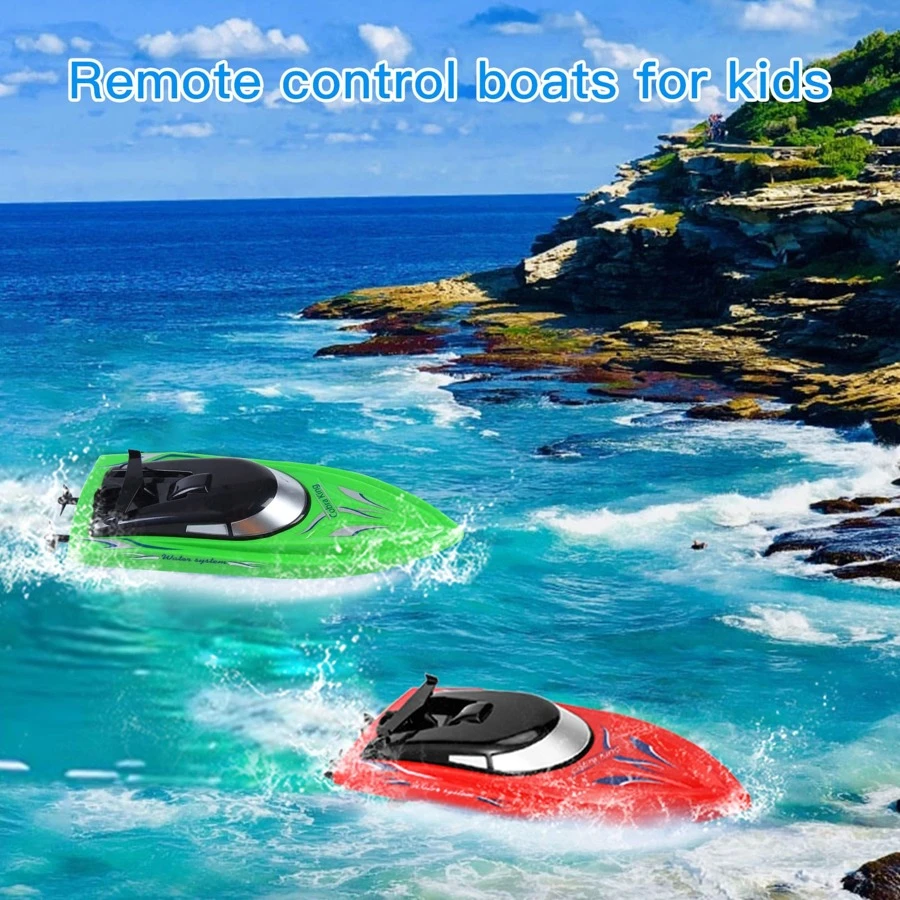 Remote Control Boats RC Boat for Kids and Adults, 10 kmH 2.4 GHz RC ...