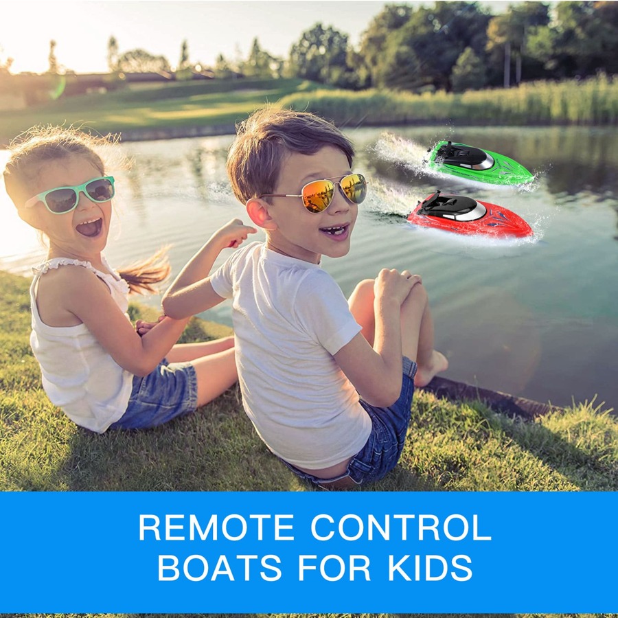 Remote Control Boats RC Boat for Kids and Adults, 10 kmH 2.4 GHz RC ...