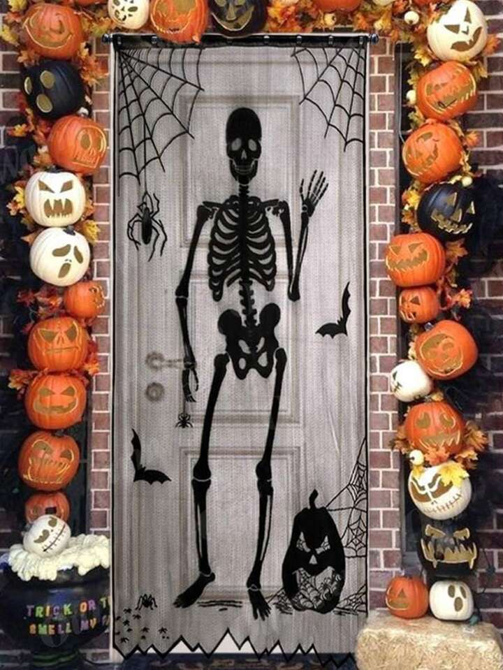 Halloween Skeleton Door Decorations