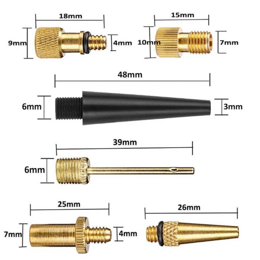 1 Set Presta Valve Adaptor Bicycle Valve Adapter Set DV AV SV Valve MTB ...
