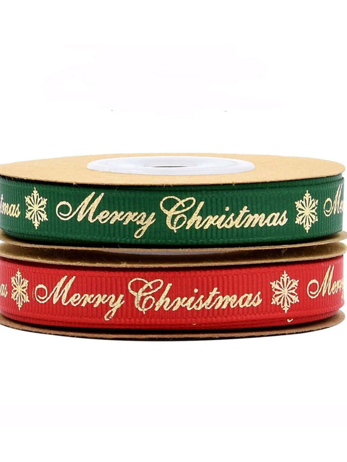 (22 meters/roll) 1cm red green gold hot stamping decorative ribbon gift ...