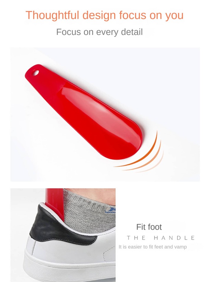 Shoe Horn Long-handle Shoe Tree Lifter Shaping Helper, Shoe Support ...