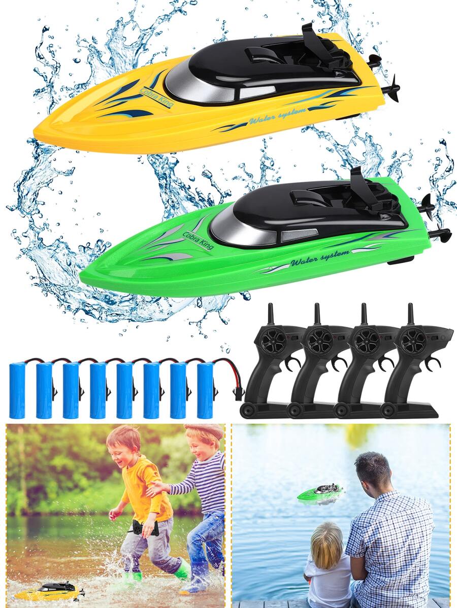 Remote Control Boats RC Boat for Kids and Adults, 10 kmH 2.4 GHz RC ...