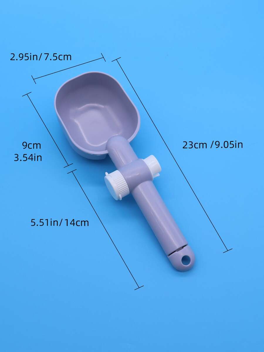 Multi-functional Pet Food Scoop With Measuring Marks, Bag Clip, And Cat ...