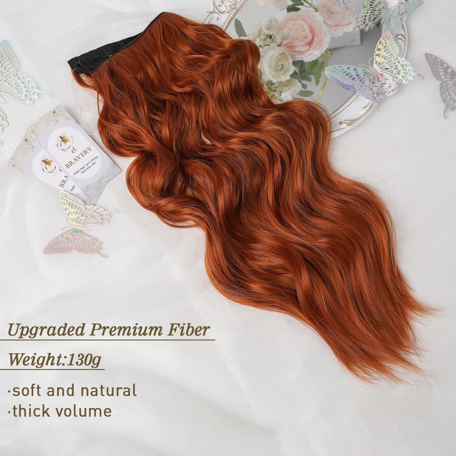 Hair Extensions 20 Inch Clip In Hair Extensions With Invisible Wire ...