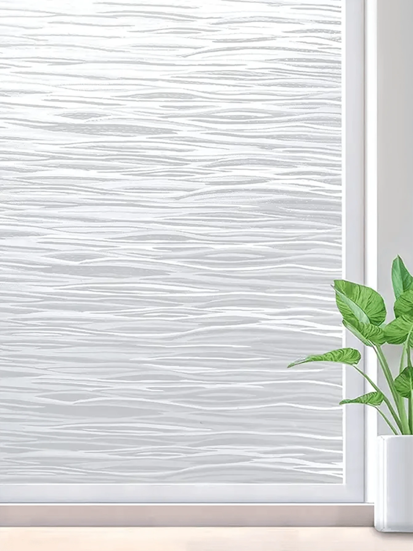 Colorful Static Frosted Glass Sticker For Bathroom, Living Room, Office ...