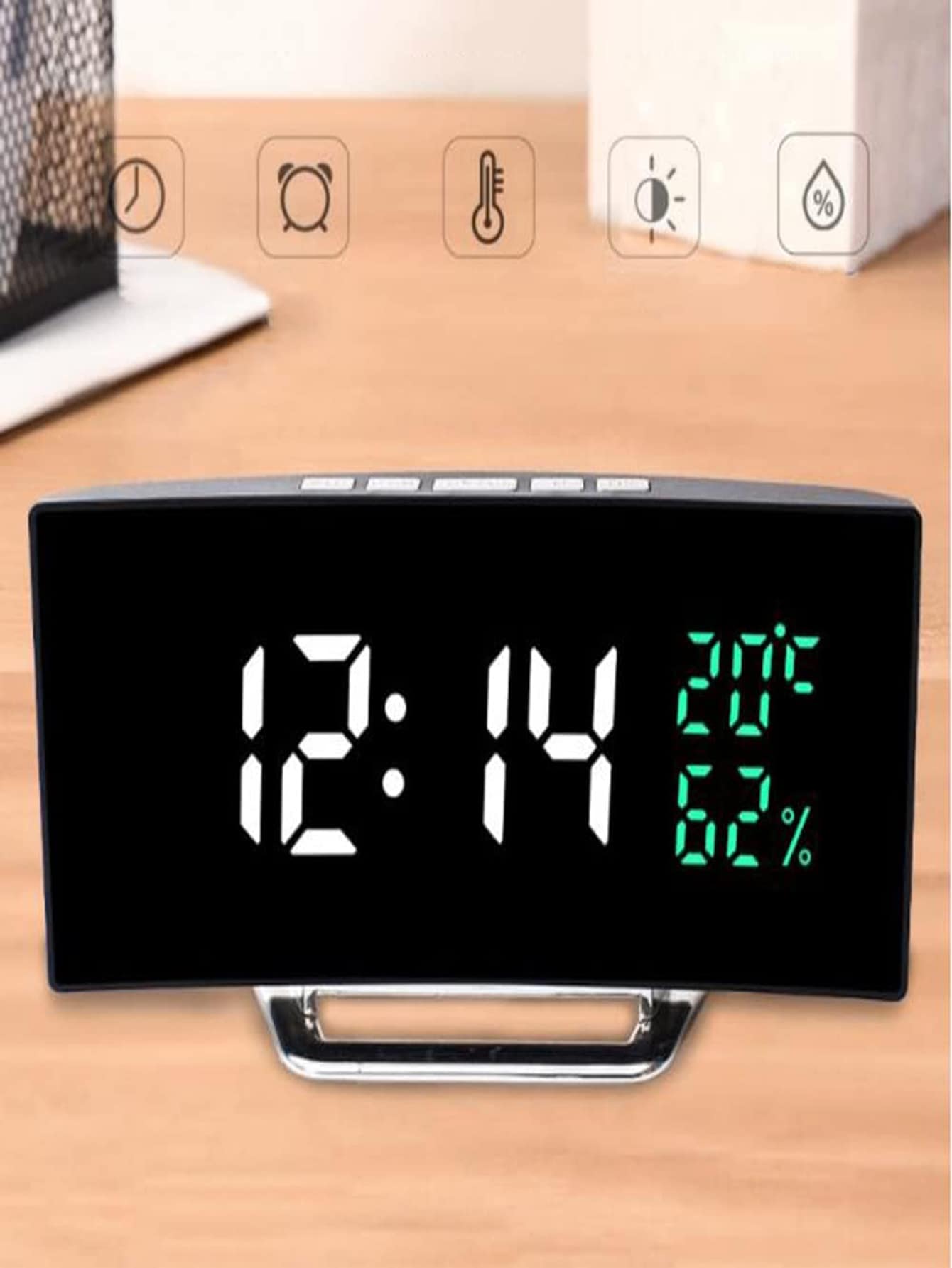 Digital Clock Large Display,Beside Alarm Clock for Bedroom,Table ...