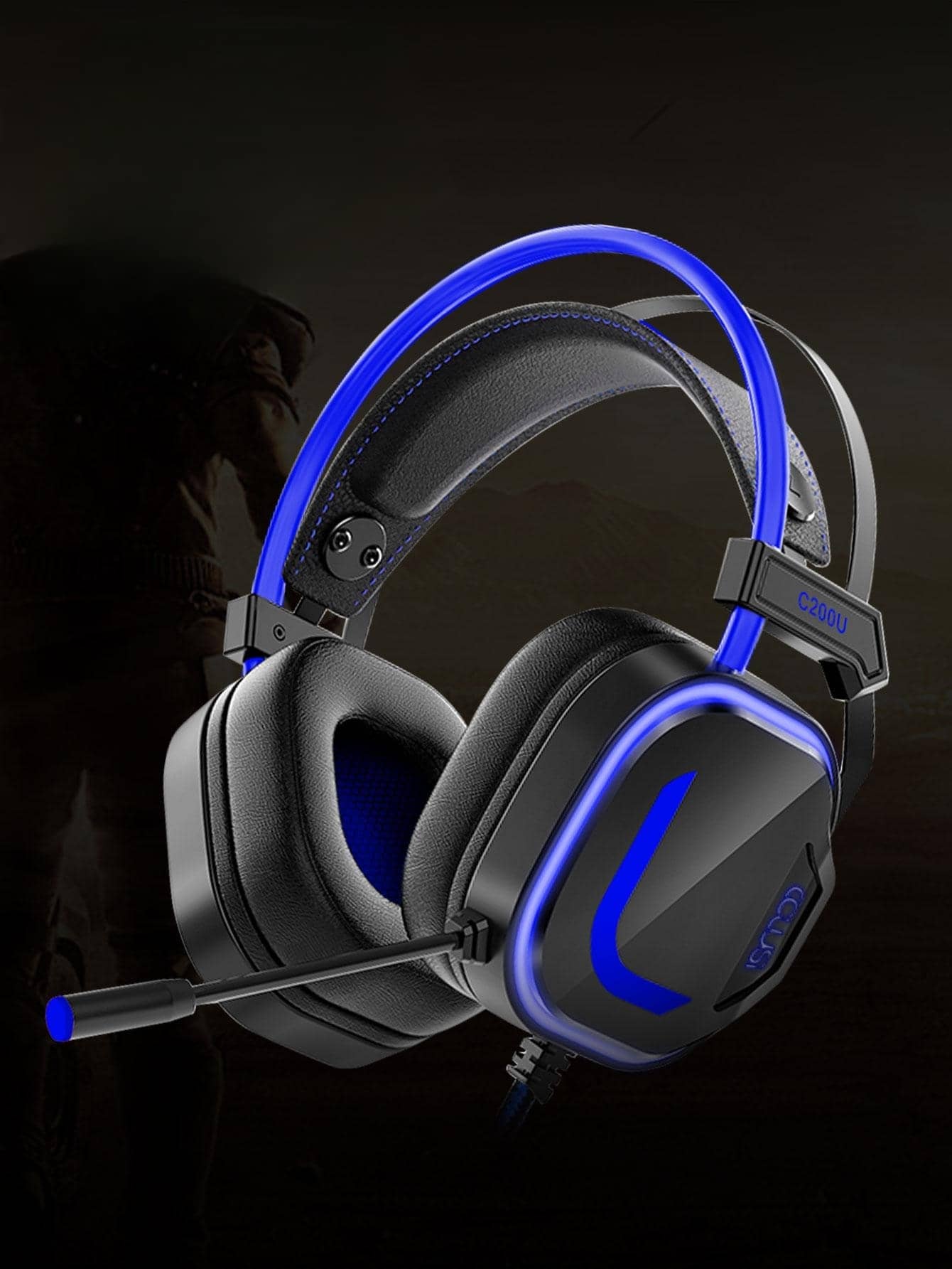 Colusi C200U Surround Sound Pro Gaming Headset with Noise Canceling ...