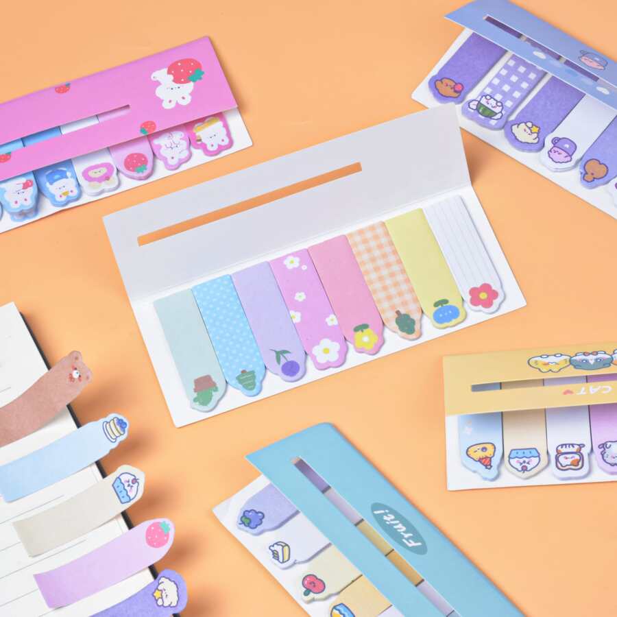 720 Sticky Note Flag Stickers Sticky Tabs Page Markers Cute Page Flags ...