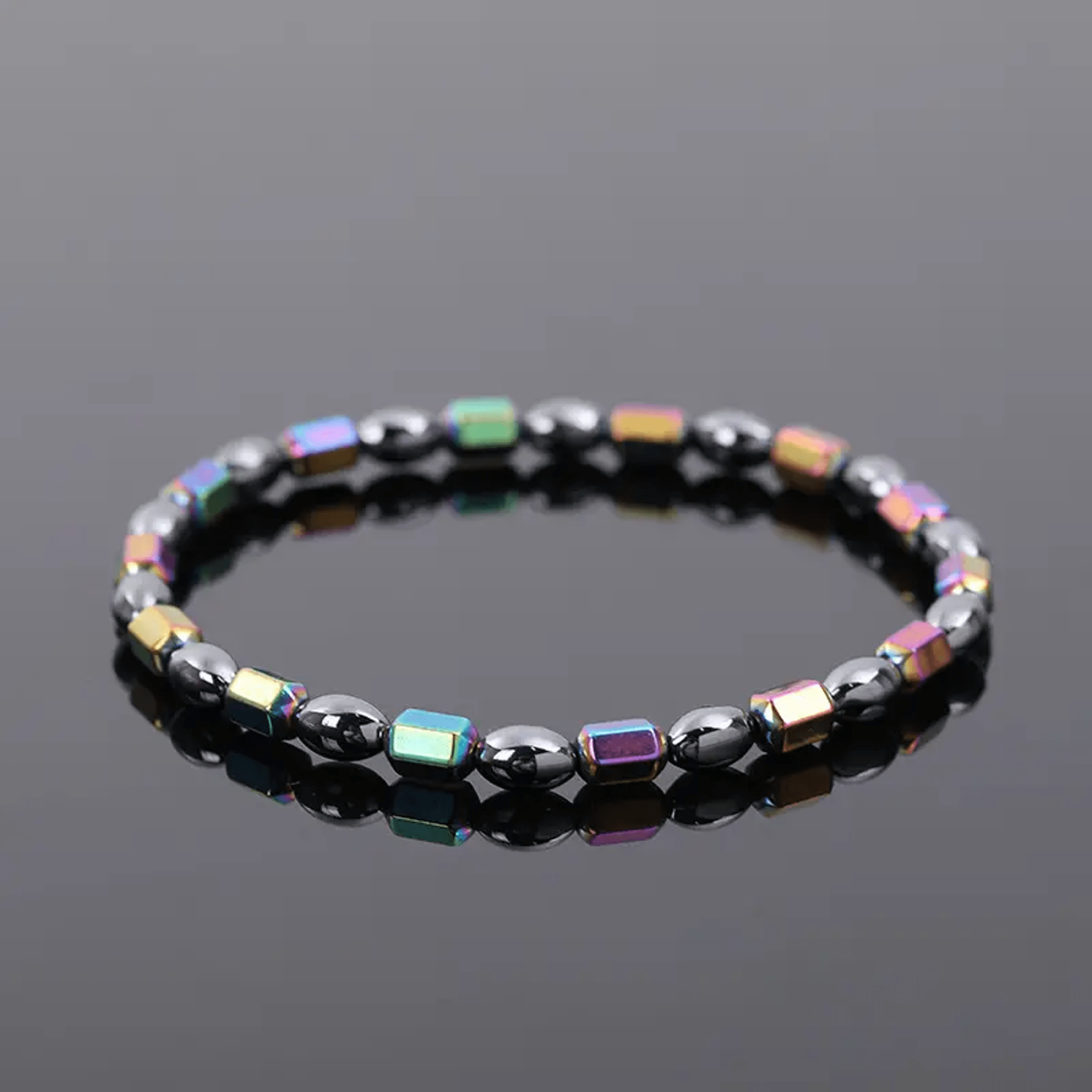 1 pc natural stone-made anklet or bracelet, for massage, cool accessories for both men and women ...