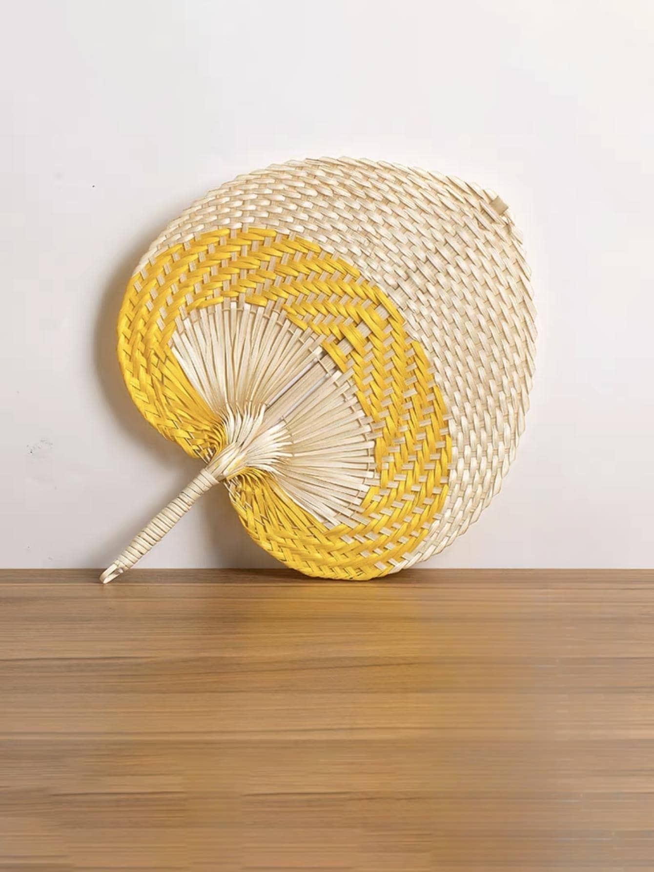 1pc Classic Hand-Woven Bamboo Fan, Antique Hand Fan, Big Size For ...