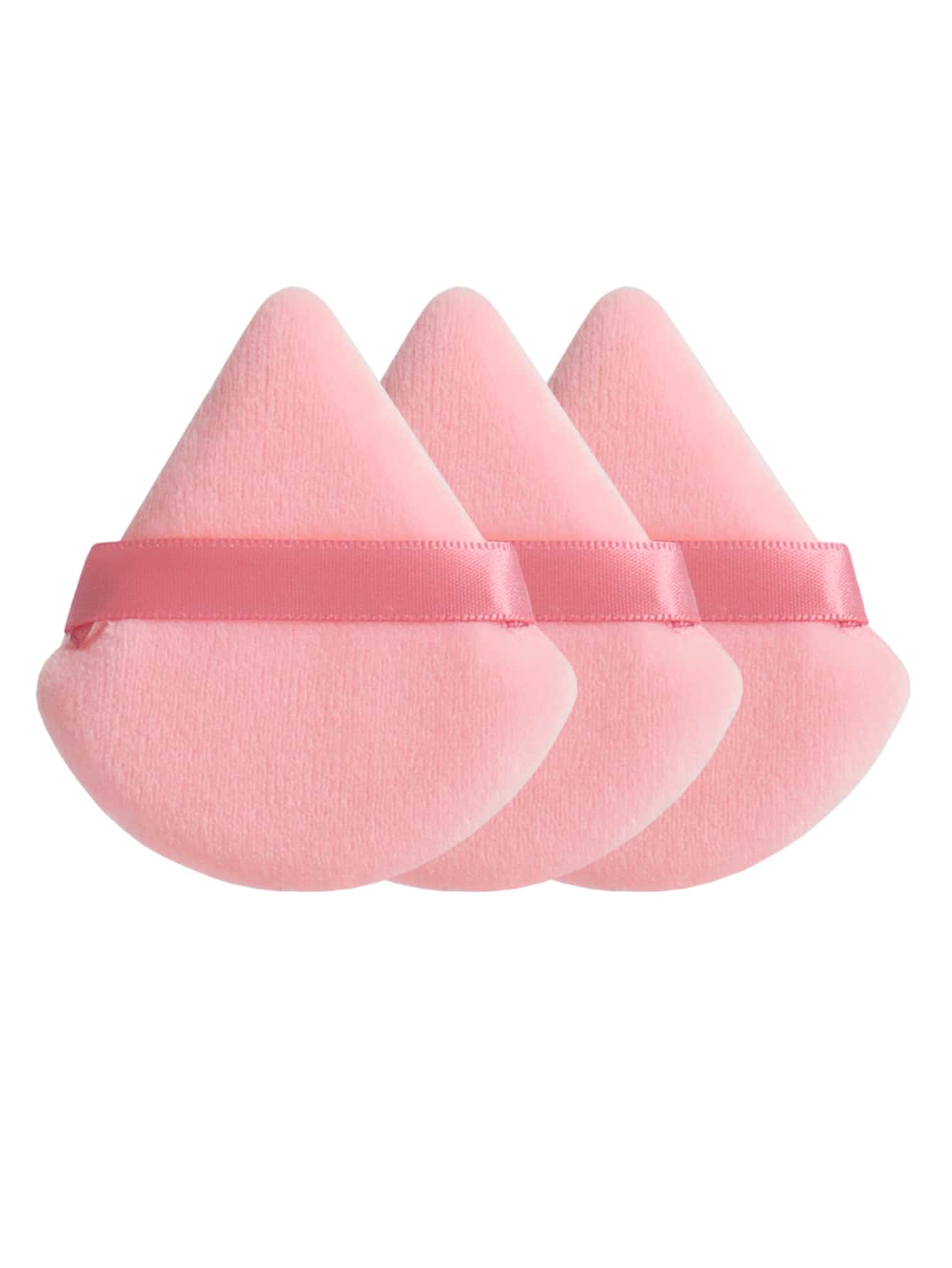 3 Pcs Of Triangular Powder Puff Makeup Sponges, Latex-Free Blending ...