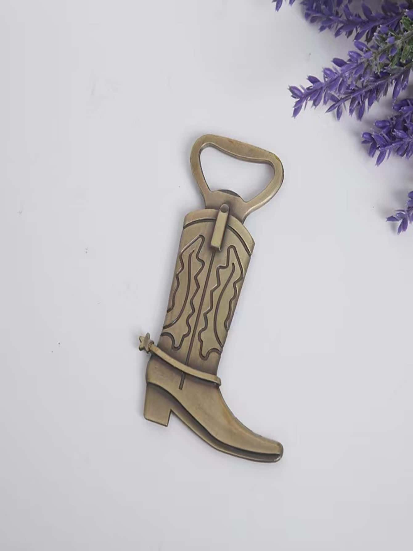 European Wedding Favor Gift Alloy Cowboy Boot Shaped Beer Bottle Opener ...
