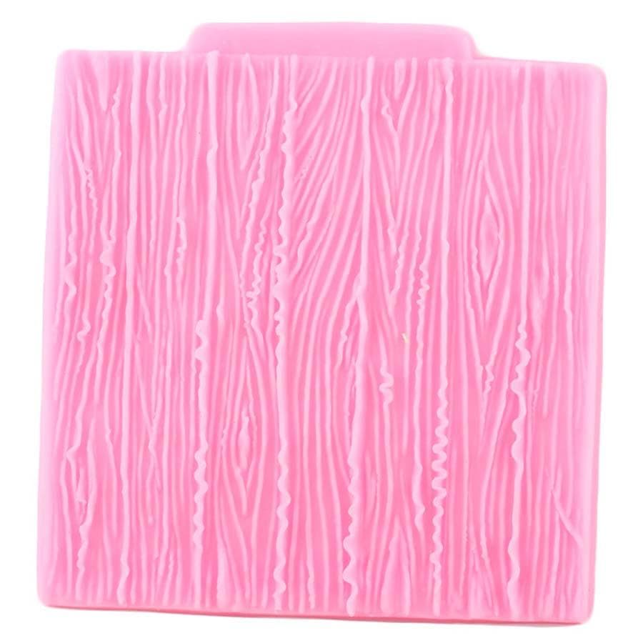 Sugarcraft Tree Bark Texture Wood Pattern Silicone Mold Cake Decorating ...