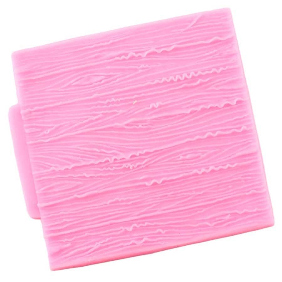 Sugarcraft Tree Bark Texture Wood Pattern Silicone Mold Cake Decorating ...