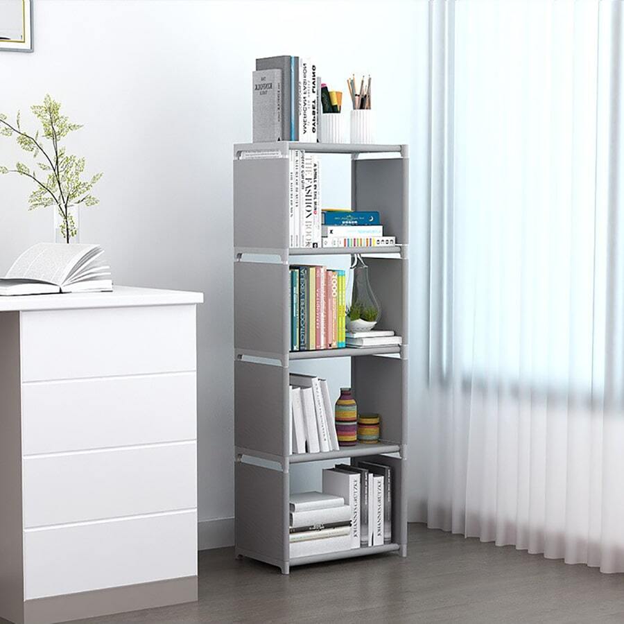 Budget-Friendly Multi-Tier Simple Bookshelf Storage Rack, Dorm Room ...