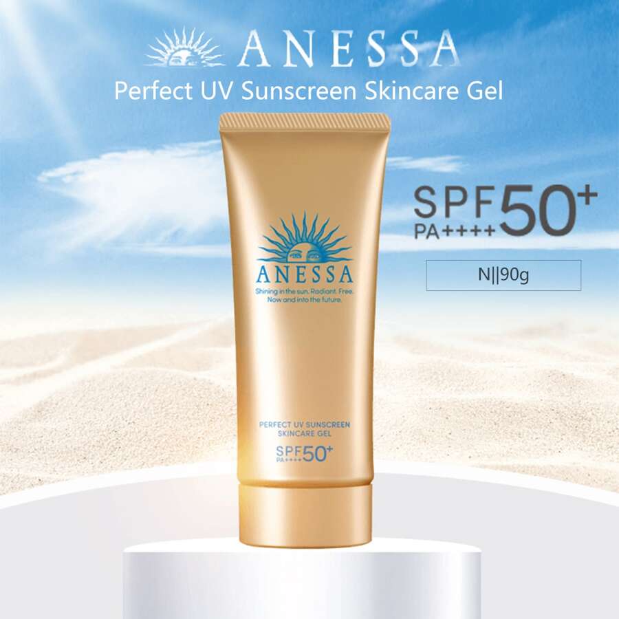 ANESSA Perfect UV Sunscreen Skincare Gel N SPF50+/PA++++ , Mild Sun ...