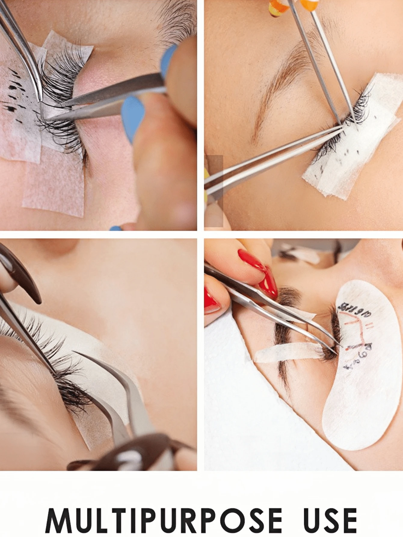 Grafted Eyelash Tape,10PCS Non-Woven Fabric Eyelash Extension Tape,Adhesive Lash Tape,Lash ...