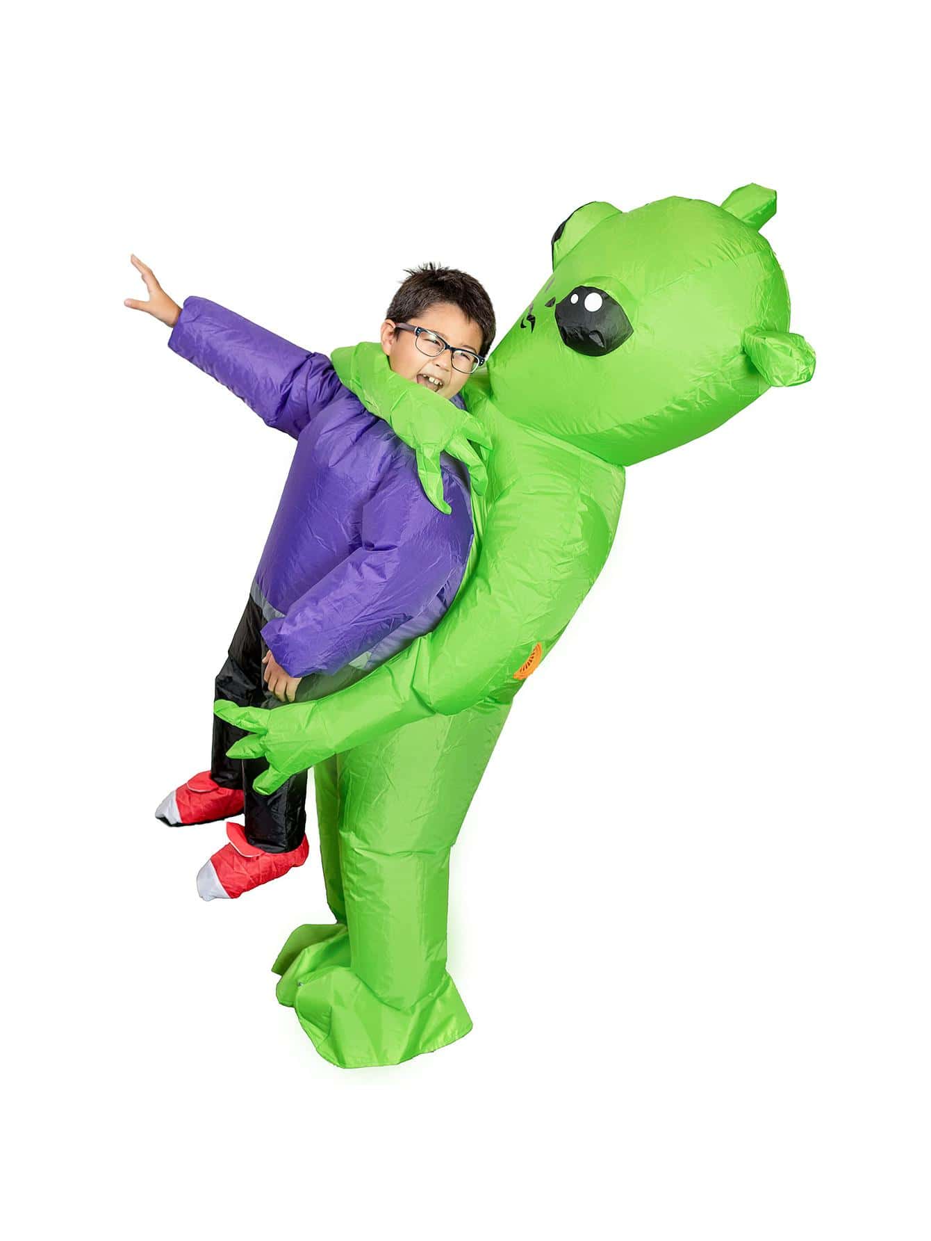 Halloween Inflatable Alien Costume Alien Caught Me Full Body Inflatable ...