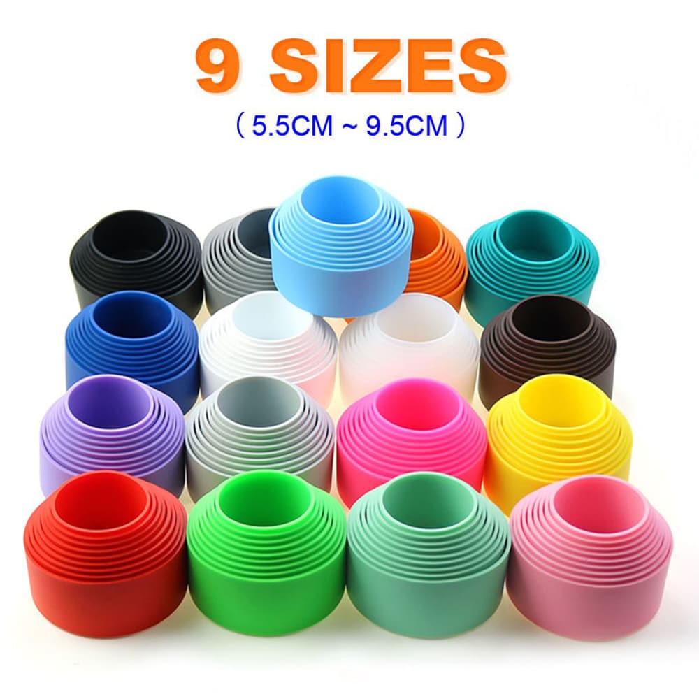 Silicone Cup Sleeve For Thermal & Insulated Cup Cover Glass & Water ...
