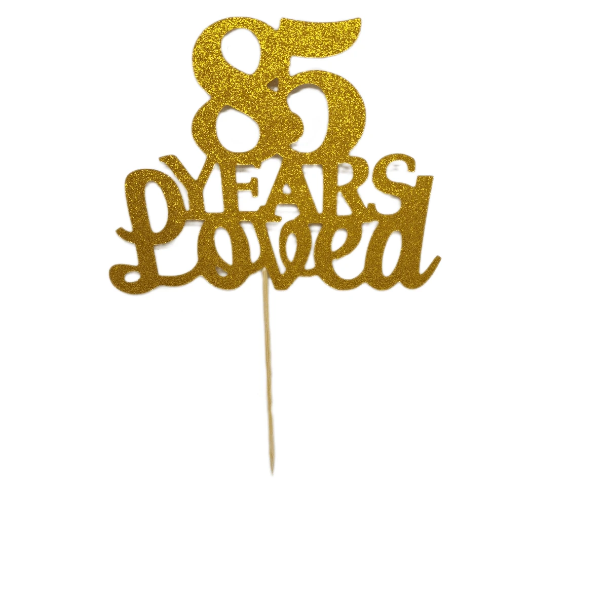 85 Years Loved Cake Topper | SHEIN USA