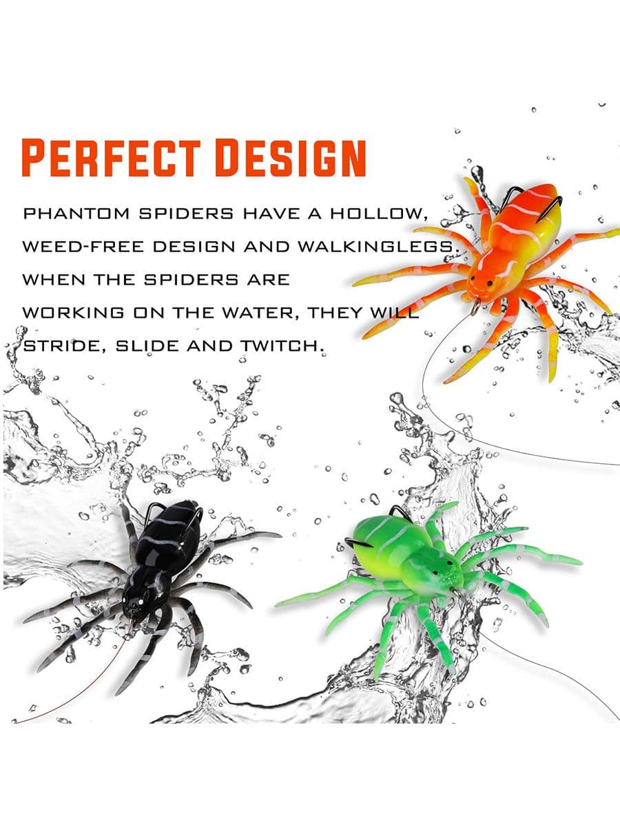 Sougayilang Spider Fishing Lures 1Pc 7g 7.5cm Artificial Bait With ...