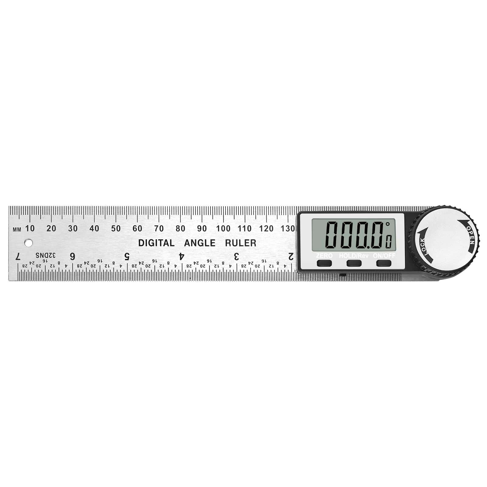 Digital Angle Gauge plus the Digital 8-Inch Angle Finder Ruler Accurate ...