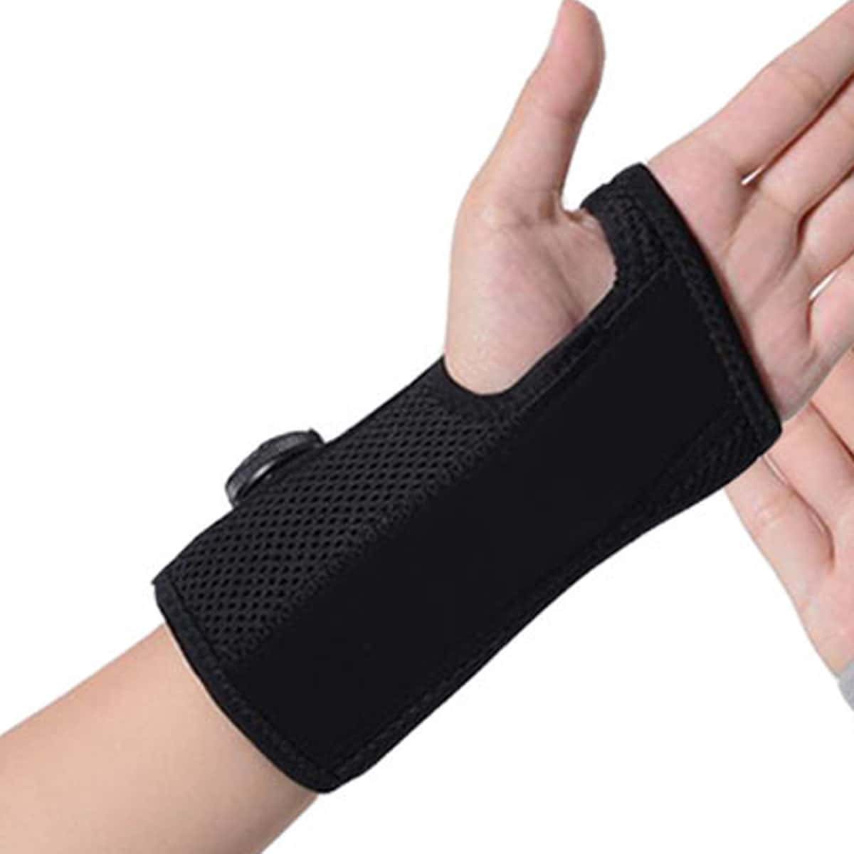 1 Pair Copper Compression Wrist Brace - Copper Infused Adjustable ...