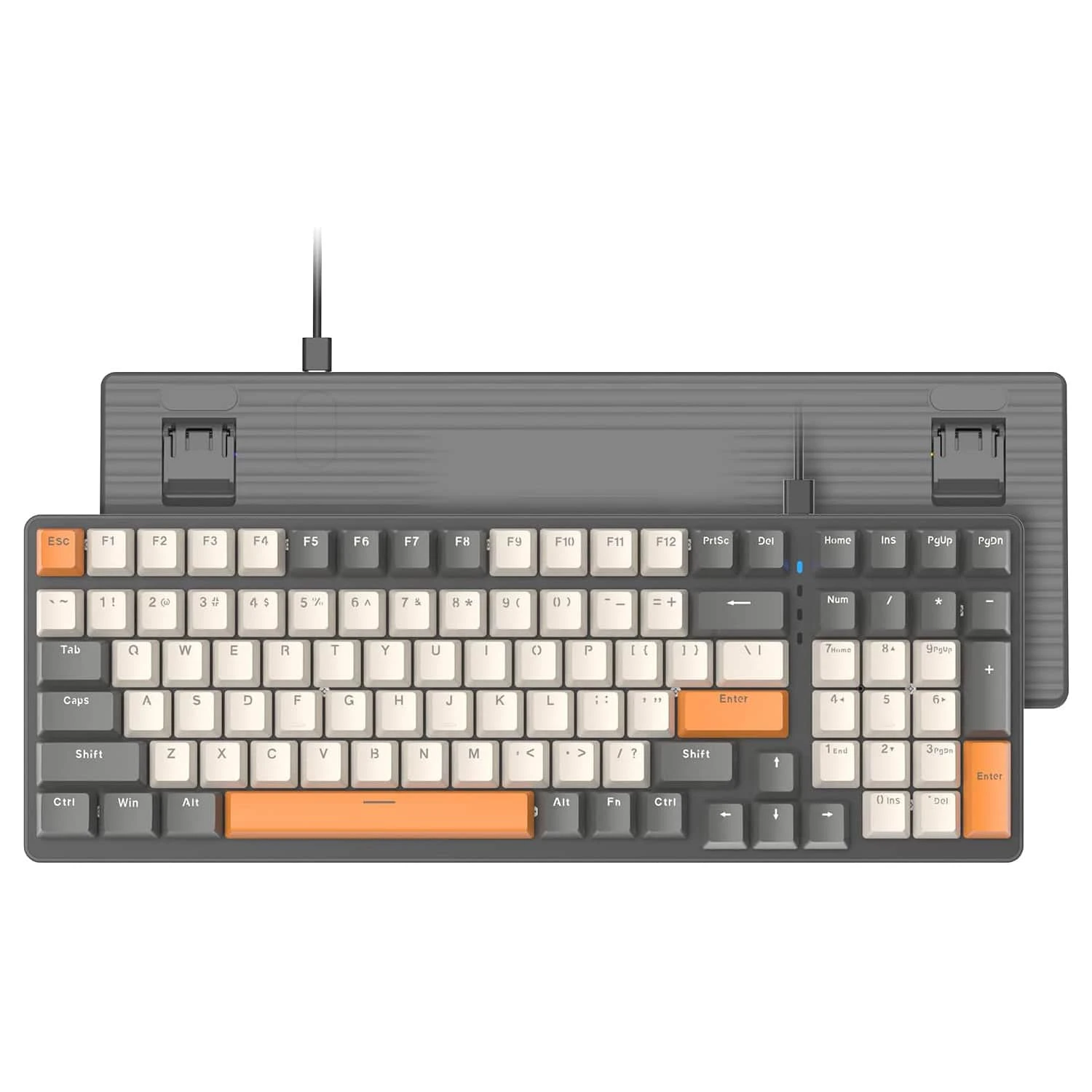 Mechanical Gaming Keyboard 98 Keys with Number pad Chroma RGB ...