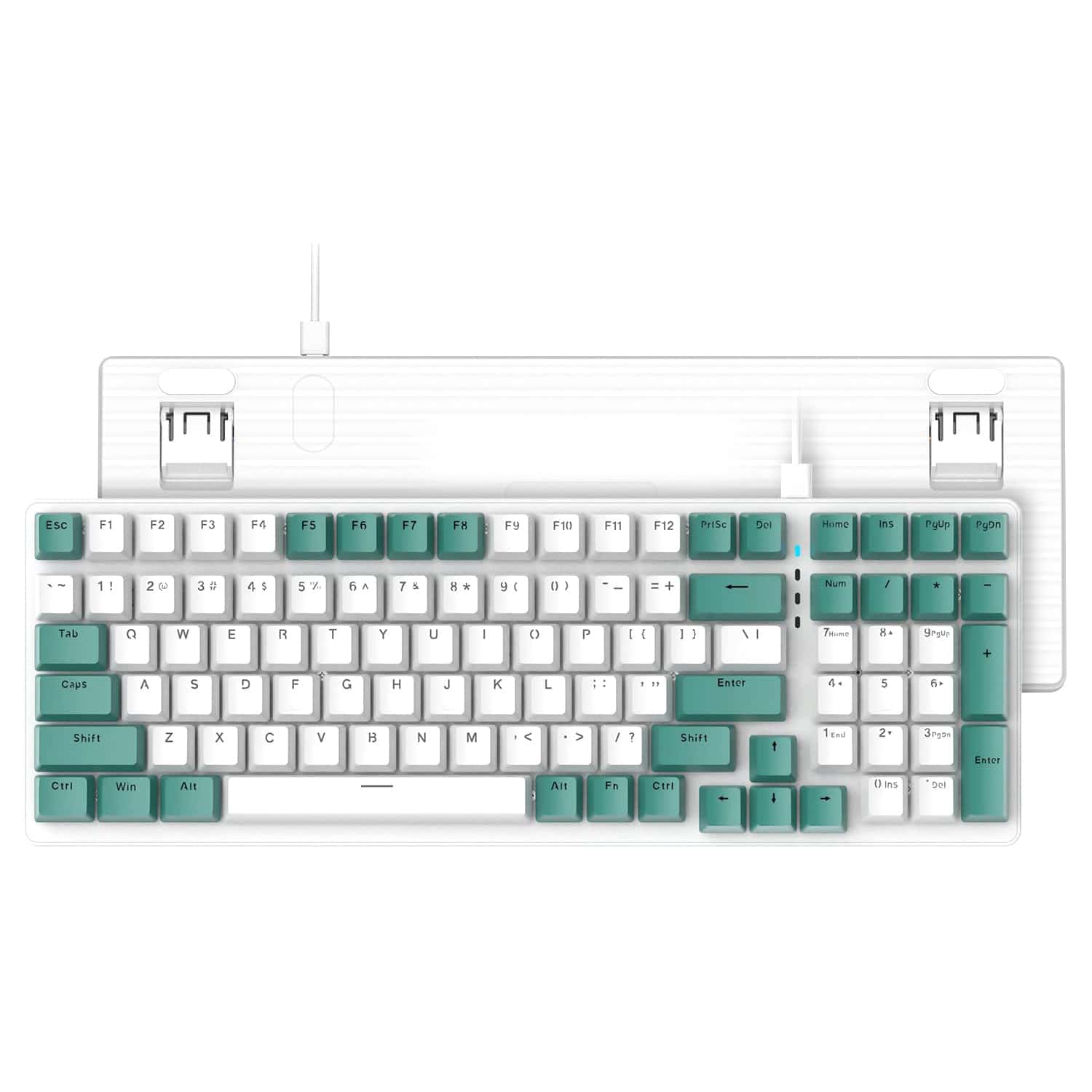 Mechanical Gaming Keyboard 98 Keys with Number pad Chroma RGB ...