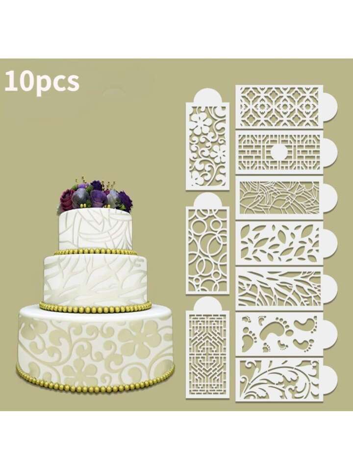 Square Wedding Cake Sketch Template