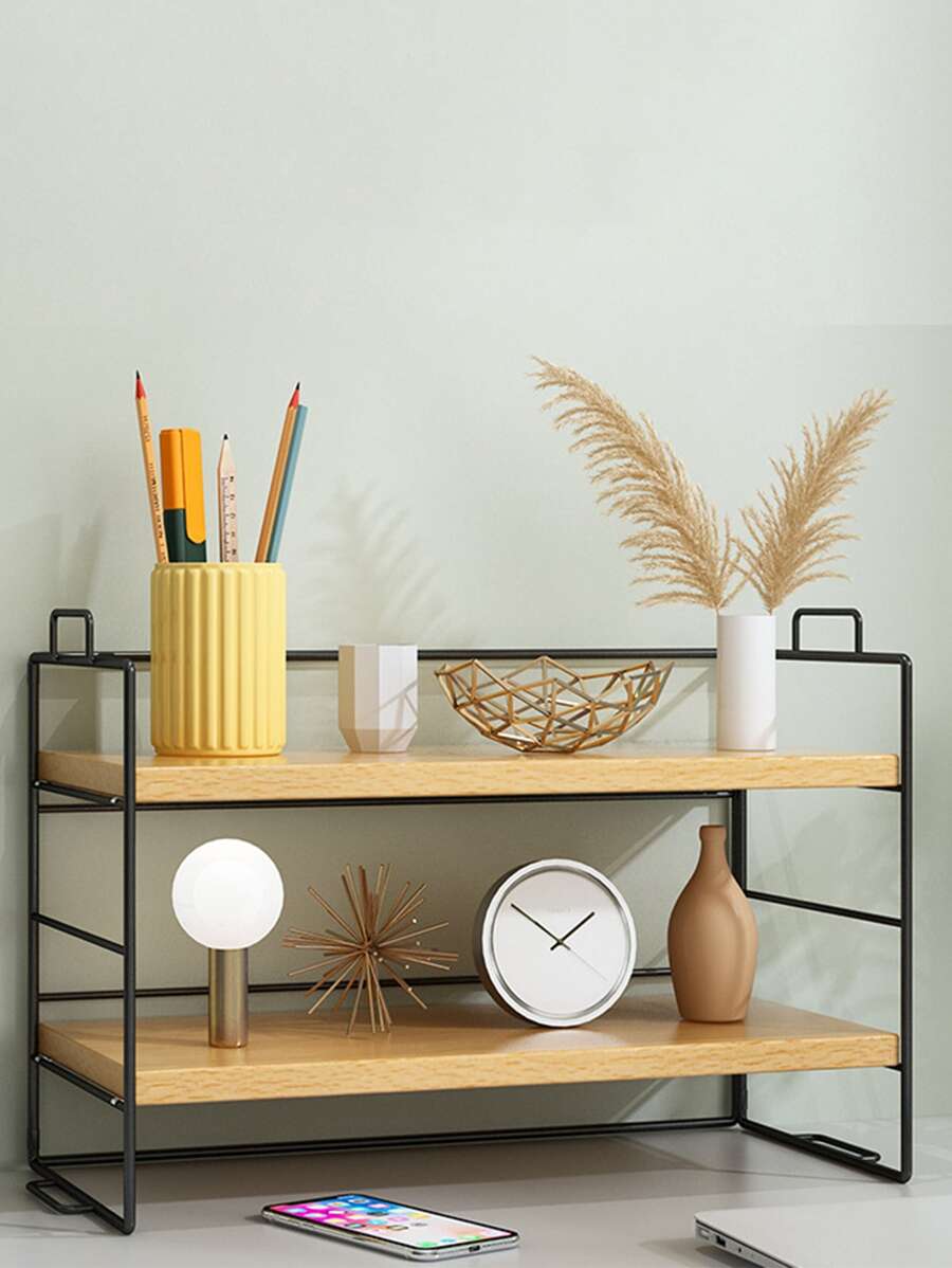 Desktop Storage Rack For Office, Multi-layer Desk Organizer, Dormitory ...