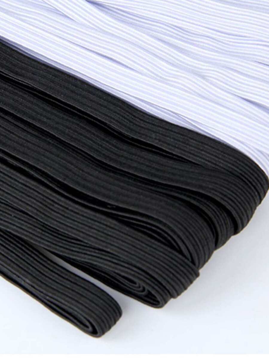 5m/roll 10mm Black Elastic Band For Clothing And Waistbands | SHEIN USA