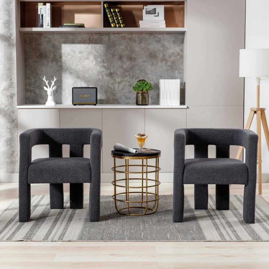 HOMEFUN Contemporary Designed Fabric Upholstered Accent Dining Chair ...