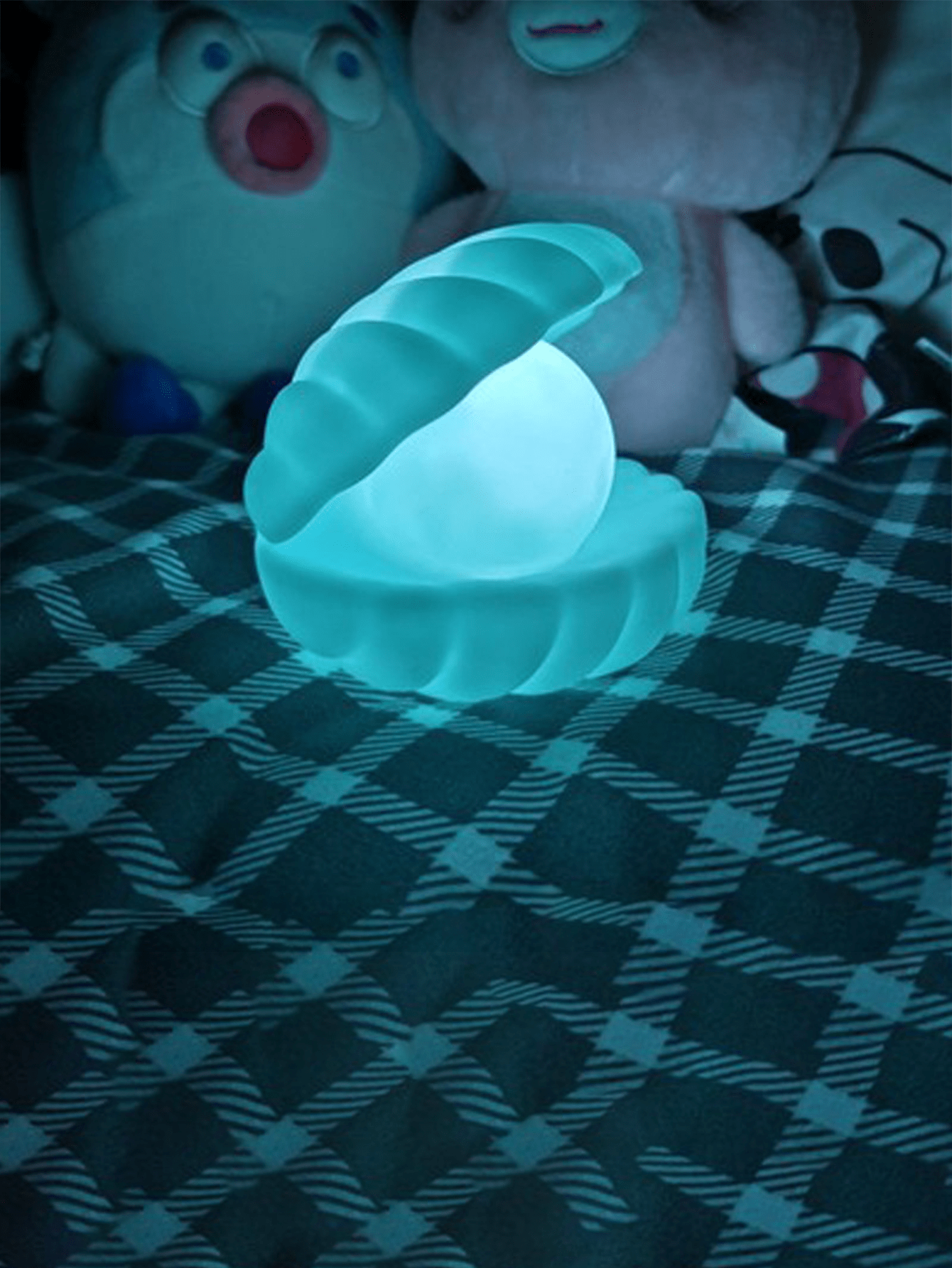 1 stuk Schelp & Parelontwerp Lamp , Blauw | SHEIN Nederland