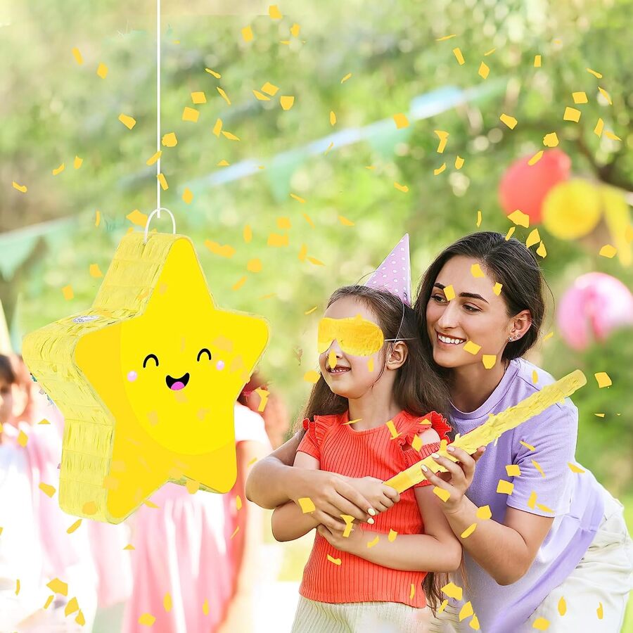 Yellow Pinata Star Pinata for Kids Star Birthday Pinata Star Yellow ...