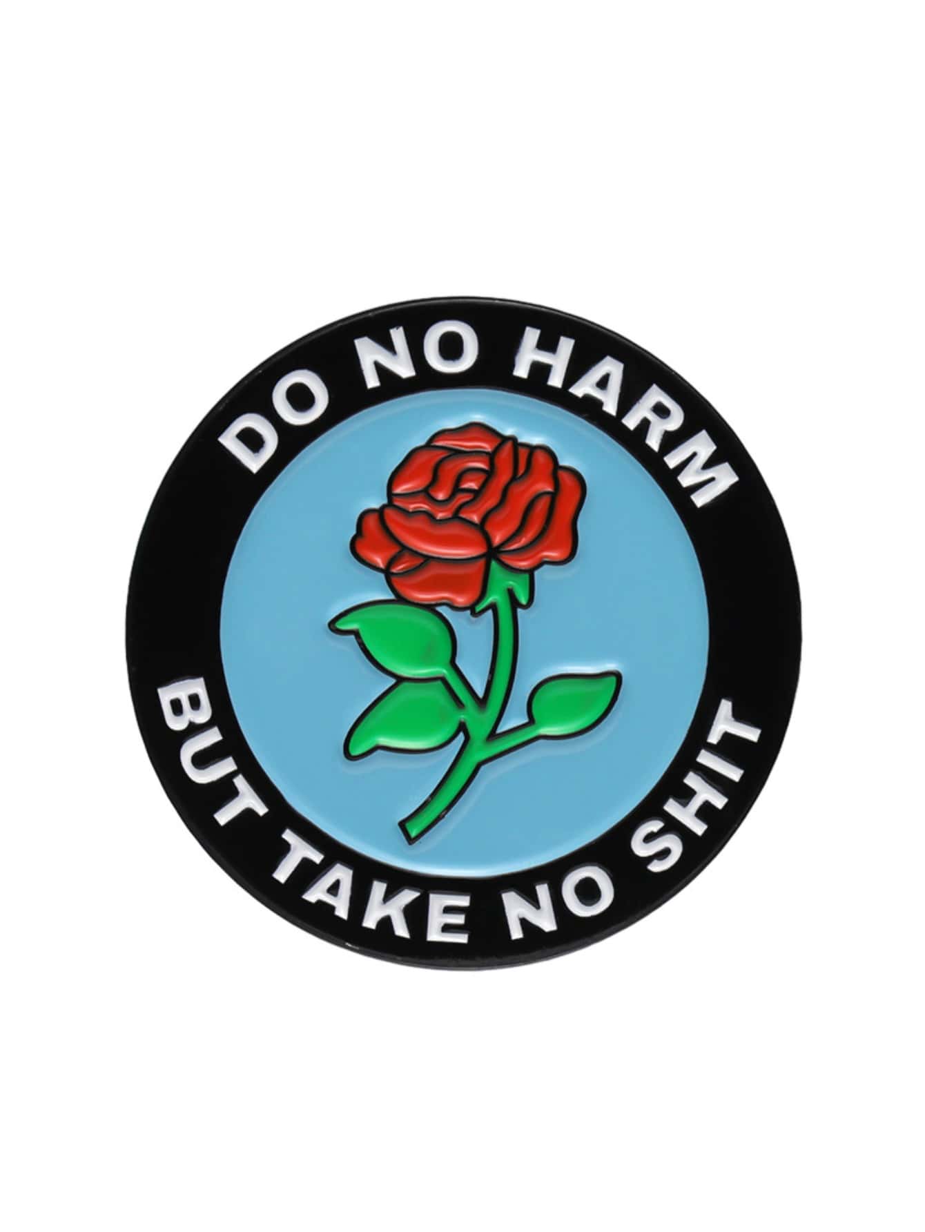 New Fashion Creative Letter Circular Brooch Cartoon Rose Bee Cat Shape ...