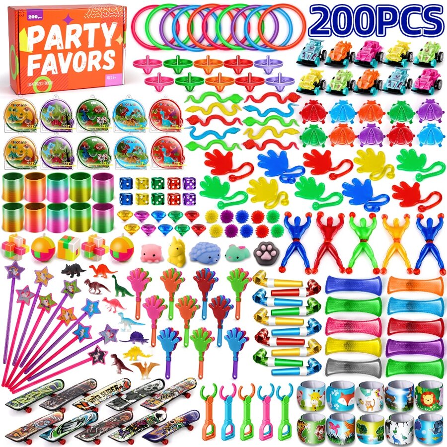 Amy&Benton 200PCS Little Toys for Kids School Prizes for Kids Toys Bulk ...