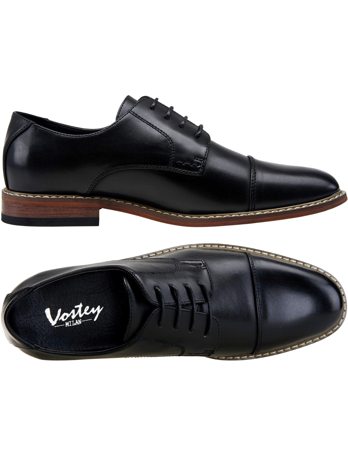 SHOESMALL Men's Dress Shoes Classic Mens Oxfords Imported Formal ...