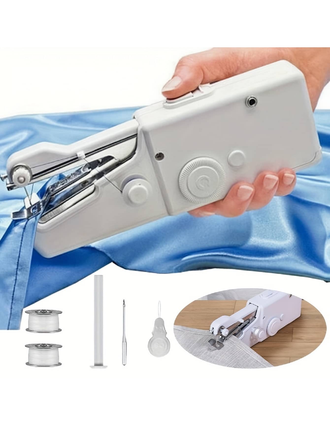 1pc Handheld Sewing Machine Mini Sewing Machines Portable Sewing ...