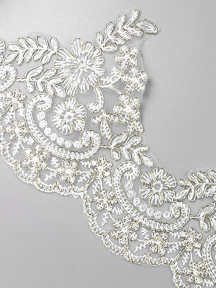 Diy Lace Mesh Bottom Boning Trim Embroidery Accessory For Clothing ...