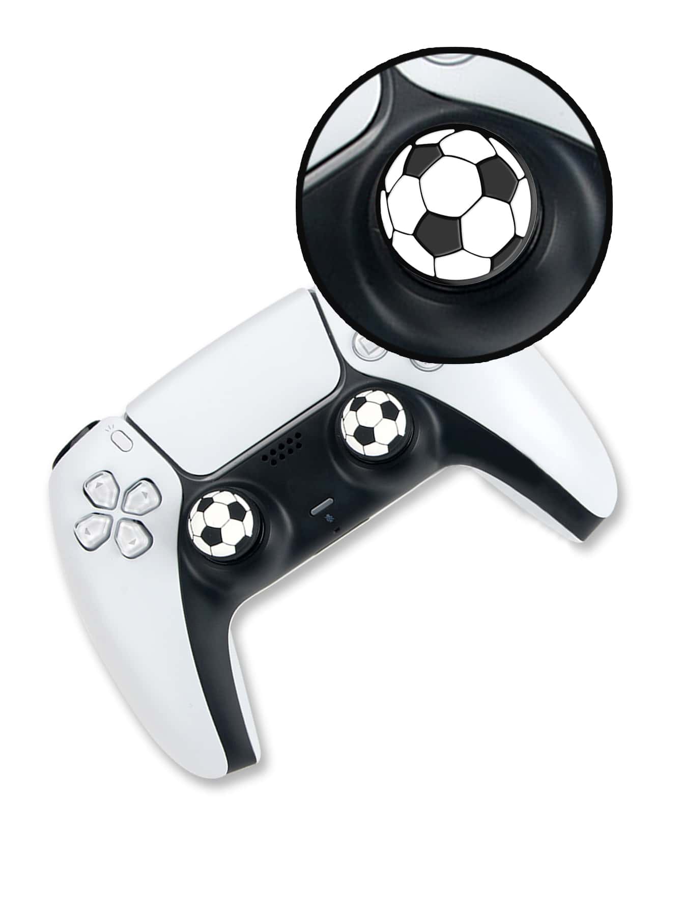 Silicone Stick Grip Caps, Football Theme For PS5 PS4 Controller ...