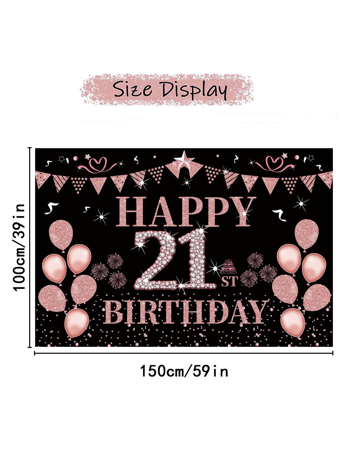 1pc 100*150cm Decorative Backdrop Background Cloth, Black With Rose ...