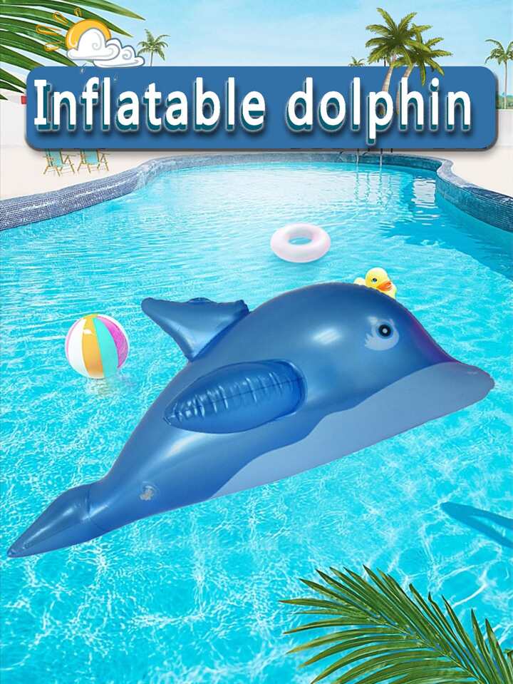 Inflatable Dolphin Pool Float