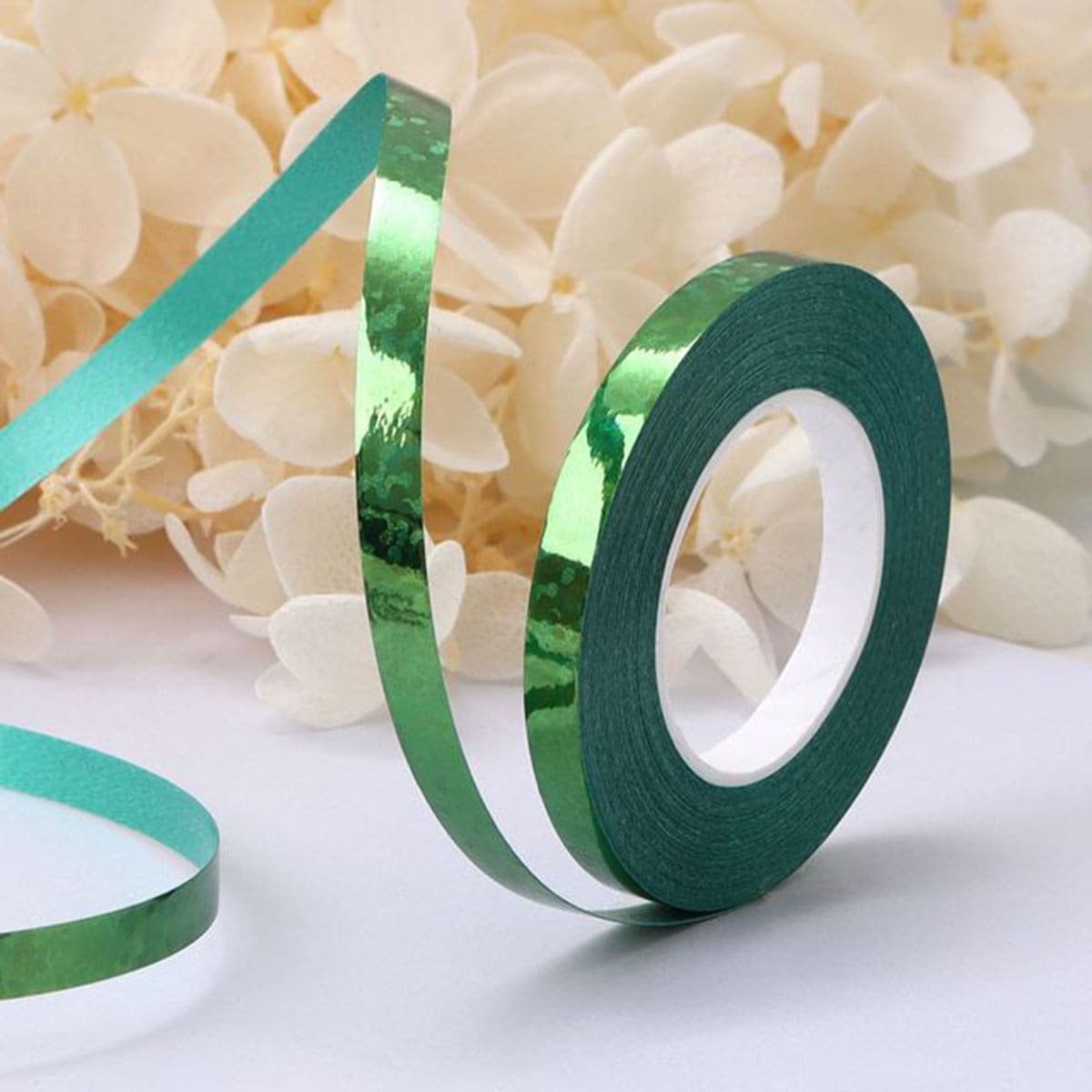 10m Green Laser Flashing Balloon Ribbon For Party Diy & Scene ...