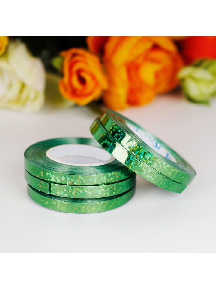 10m Green Laser Flashing Balloon Ribbon For Party Diy & Scene ...