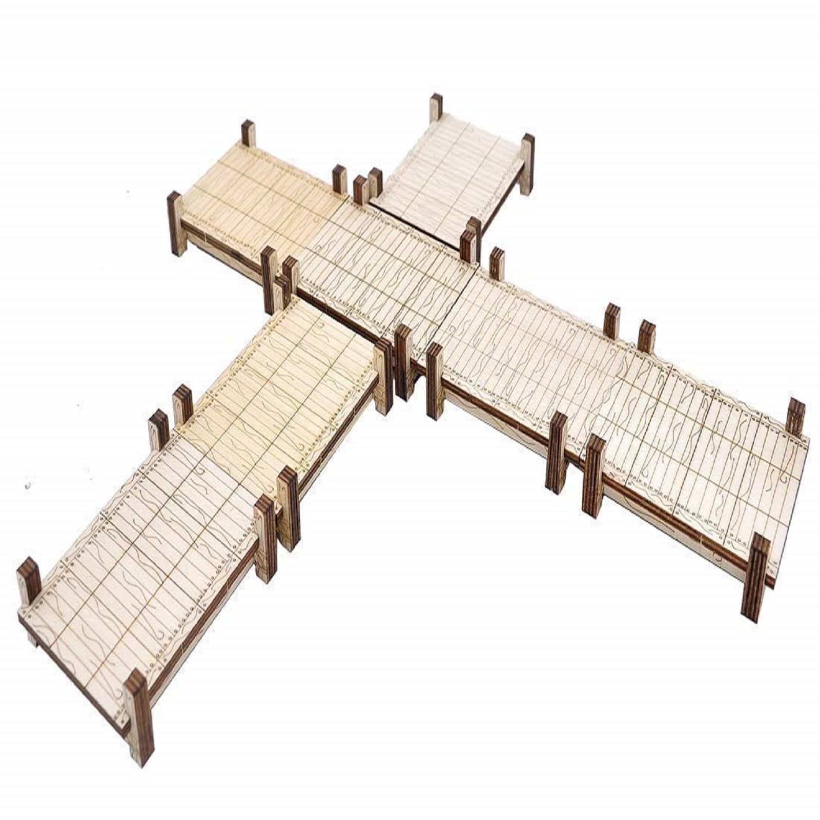 Ship Terrain + D&D Bridge, Dock, Walkway Set for Dungeons and Dragons ...