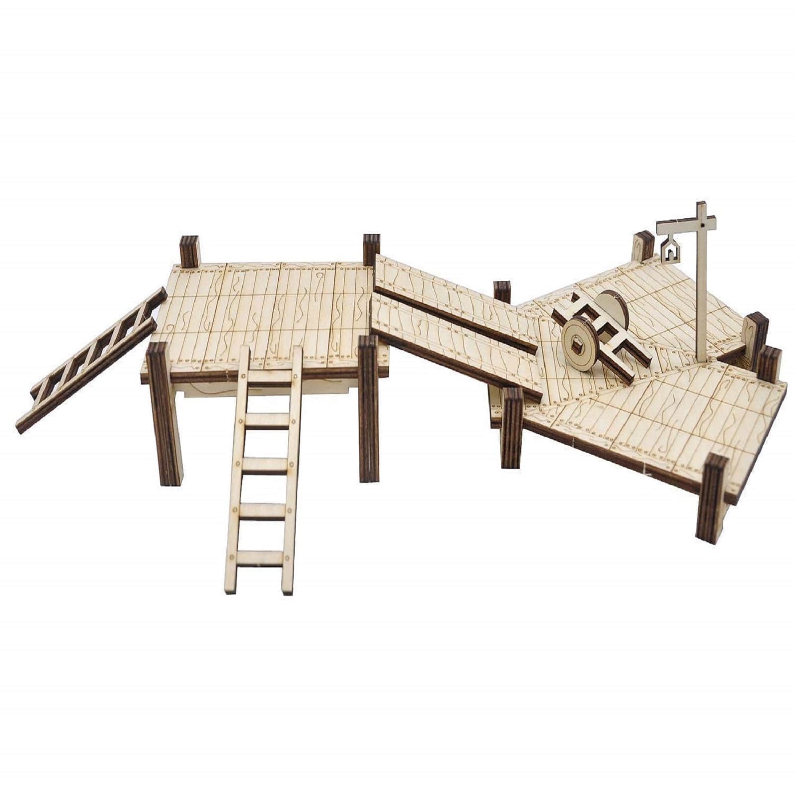 Ship Terrain + D&D Bridge, Dock, Walkway Set for Dungeons and Dragons ...