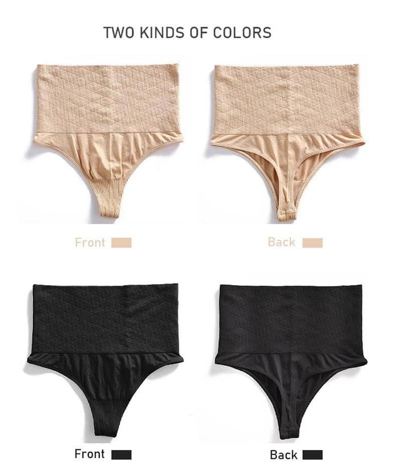 Women's High Waist Tummy Control Panties, Powerful Compression To ...